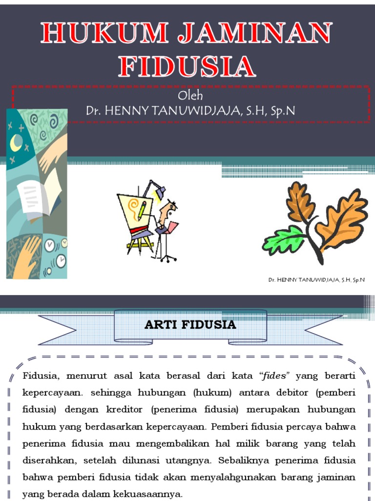 Hukum Jaminan Fidusia Pertemuan Ke 3 | PDF