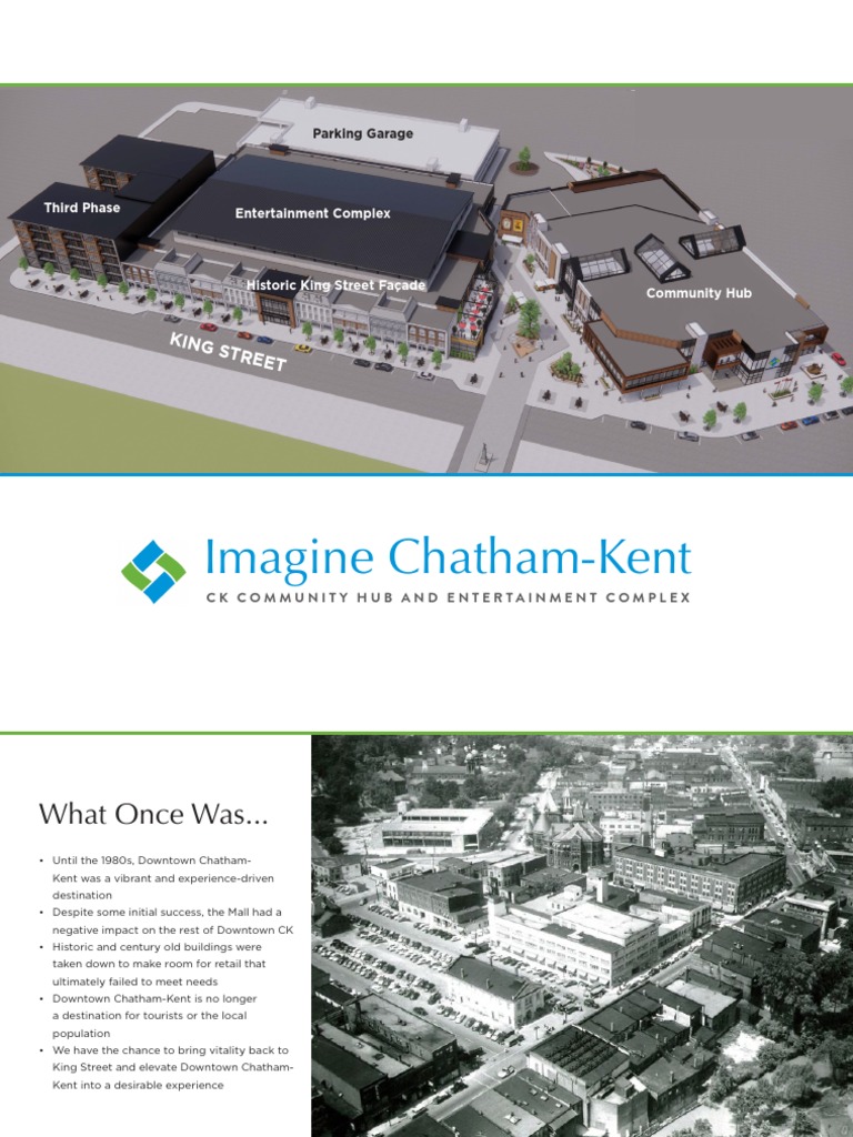 Downtown Chatham Centre Proposal For Council | PDF | Shopping Mall