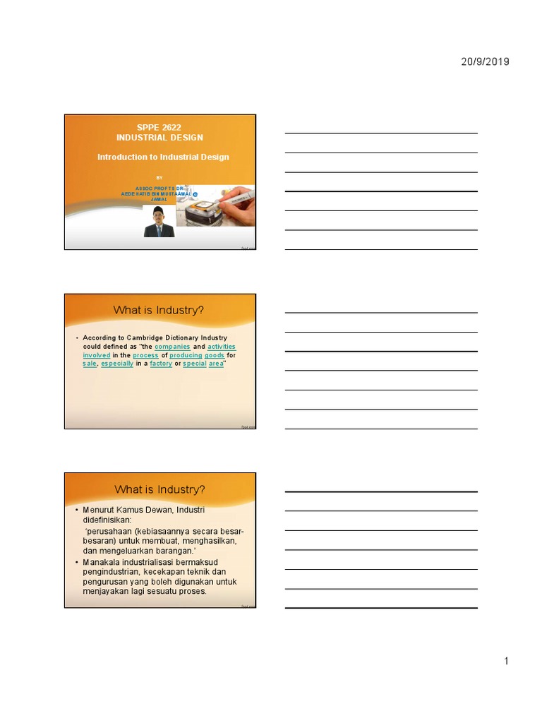 Introduction To Industrial Design | PDF | Design | Usability