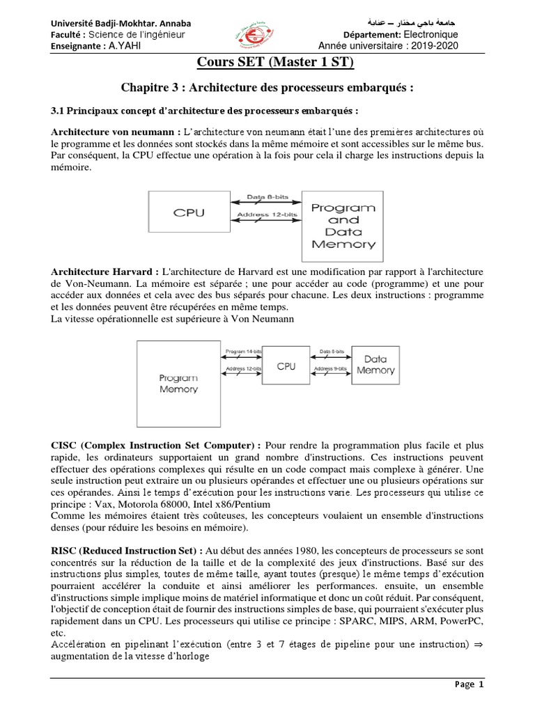 Chap3 SET | PDF | Processeur | Système d'exploitation