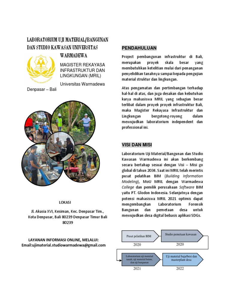 Brosur Laboratorium Uji Material Bangunan | PDF