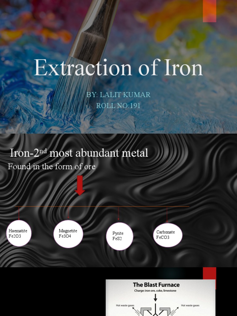 Iron Extraction Process Overview | PDF | Social Science