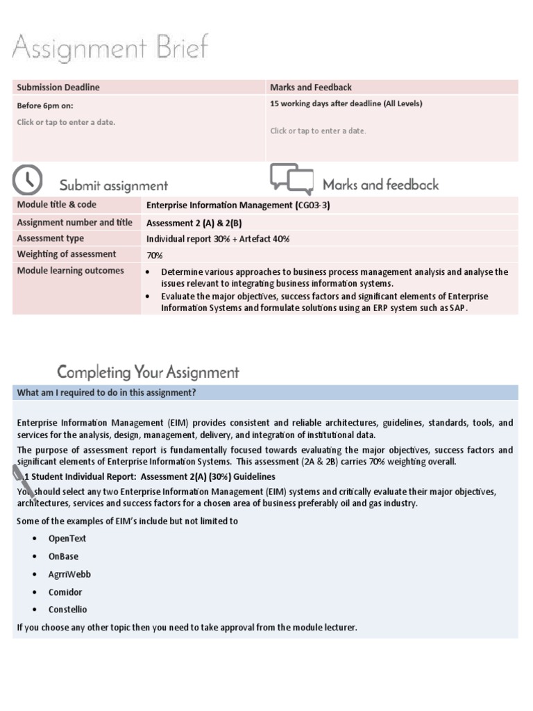 Assignment Description | Download Free PDF | Educational Assessment ...
