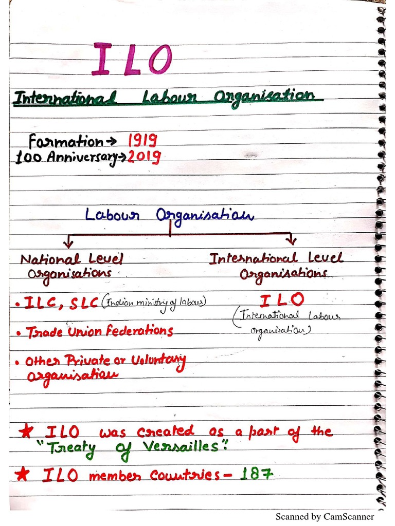 ILO & Its Conventions | PDF