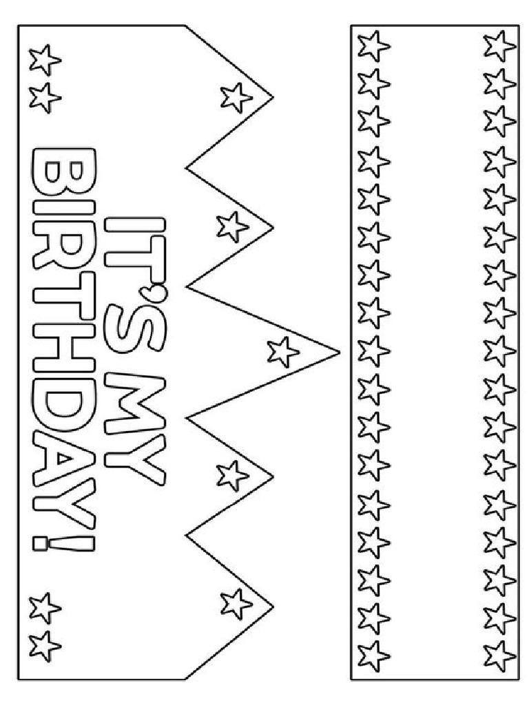 Birthday Crown | PDF