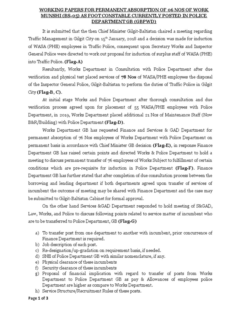 Working Papers Traffic Management | PDF | Public Law | Government