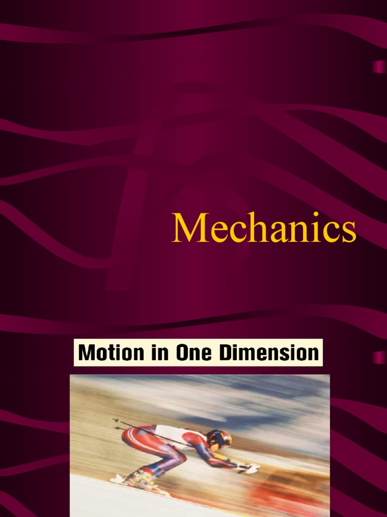 Lecture - 2 Motion in One Dimension (Chapter - 2) | PDF | Velocity ...