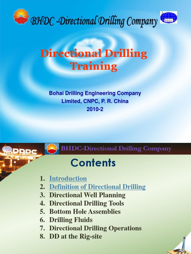 Directional Drilling Training | PDF | Oil Well | Surveying