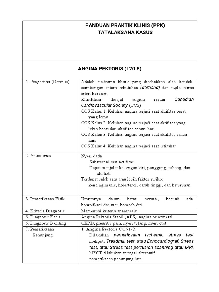 Panduan Praktik Klinis Jantung | PDF Panduan Praktik Klinis Jantung | PDF