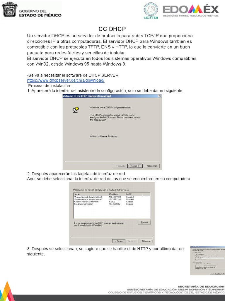 Manual de DHCP | PDF
