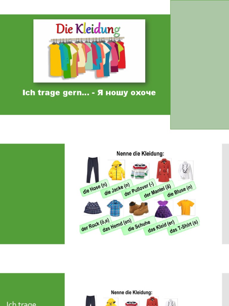 Ich Trage Gern | PDF