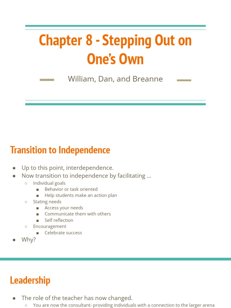 Chapter 8 Presentation | Download Free PDF | Outdoor Recreation | Cognition