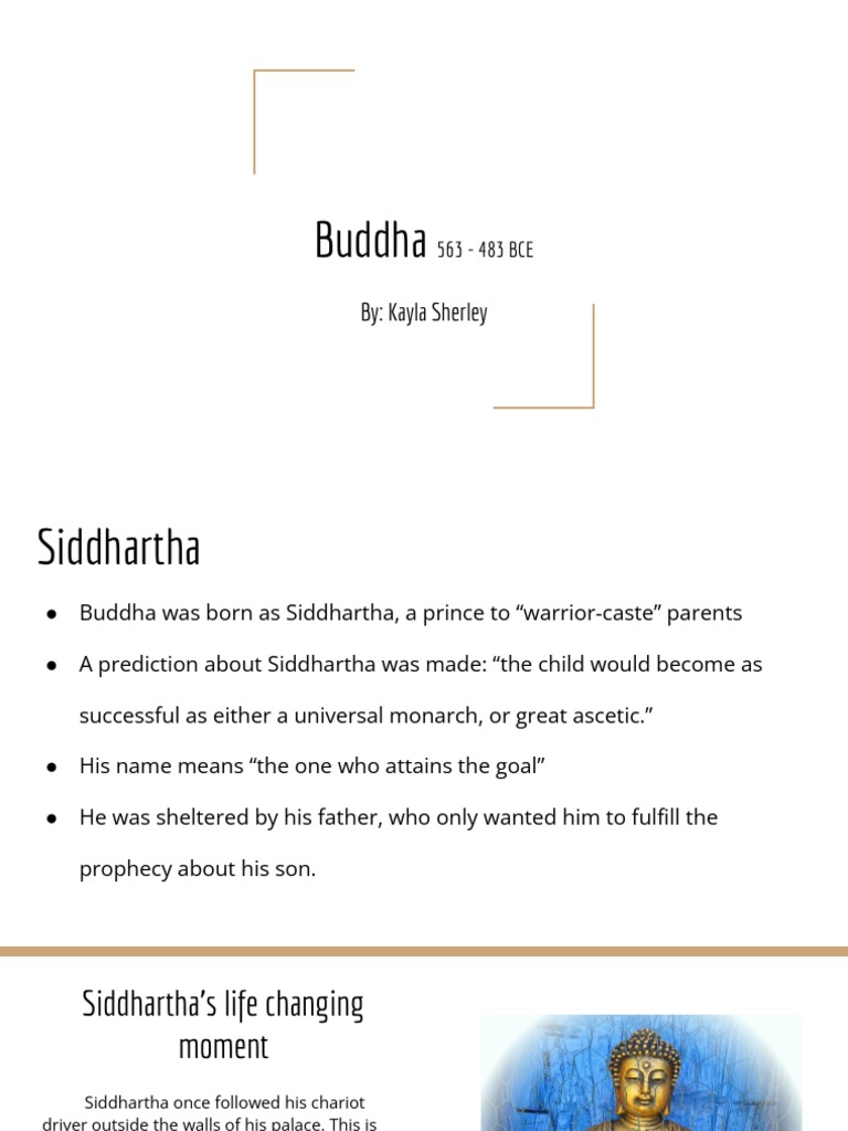 Buddha 563 - 483 Bce | PDF | Gautama Buddha | Enlightenment In Buddhism
