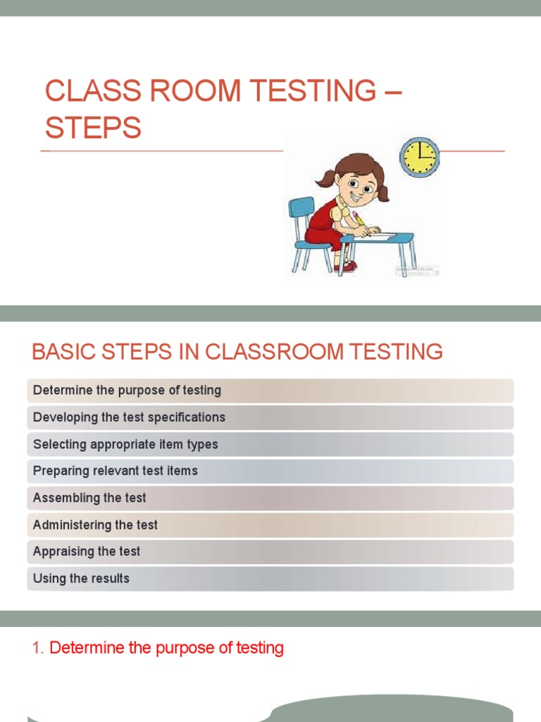 Classroom Testing: Essential Steps Guide | PDF | Cognitive Science ...
