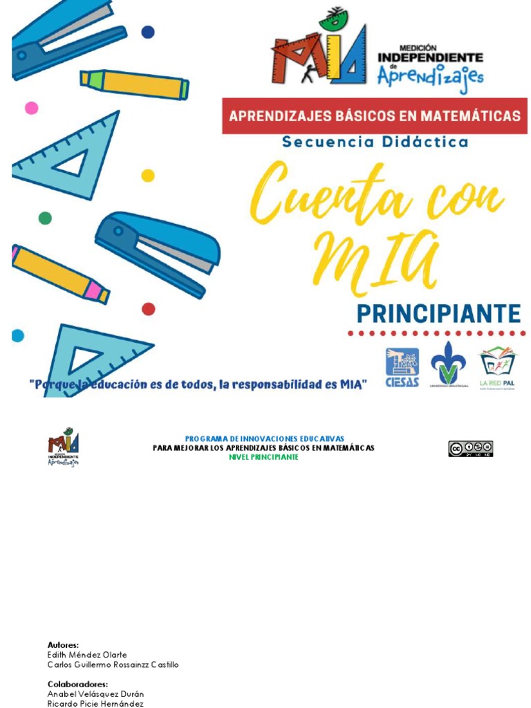 Matematicas Principiante | PDF | Aprendizaje | Constructivismo ...