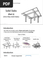 RCD - Solid Slabs (Part 3) - Continuous One-Way Slab - Worked Example | PDF