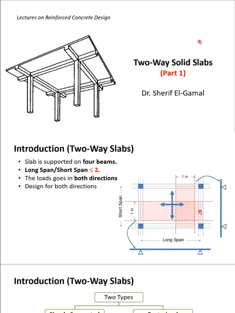 RCD - Two-Way Solid Slabs (Part 1) | PDF