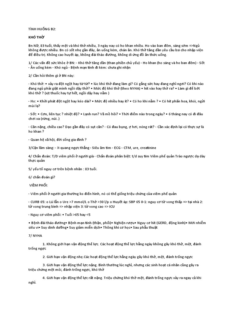 TÌNH HUỐNG yhgd | PDF