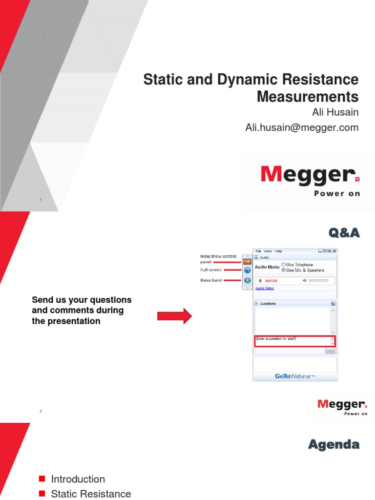 Static and Dynamic Resistance Measurements | PDF | Electrical ...