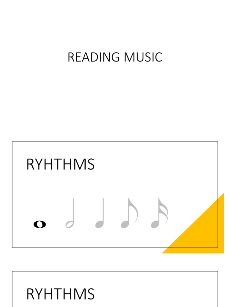 Music Theory Presentation Read Sheet Music | PDF