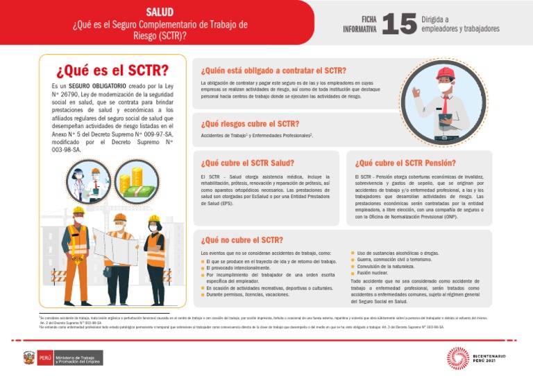 Que Es SCTR PDF | PDF | Ciencias de la Salud