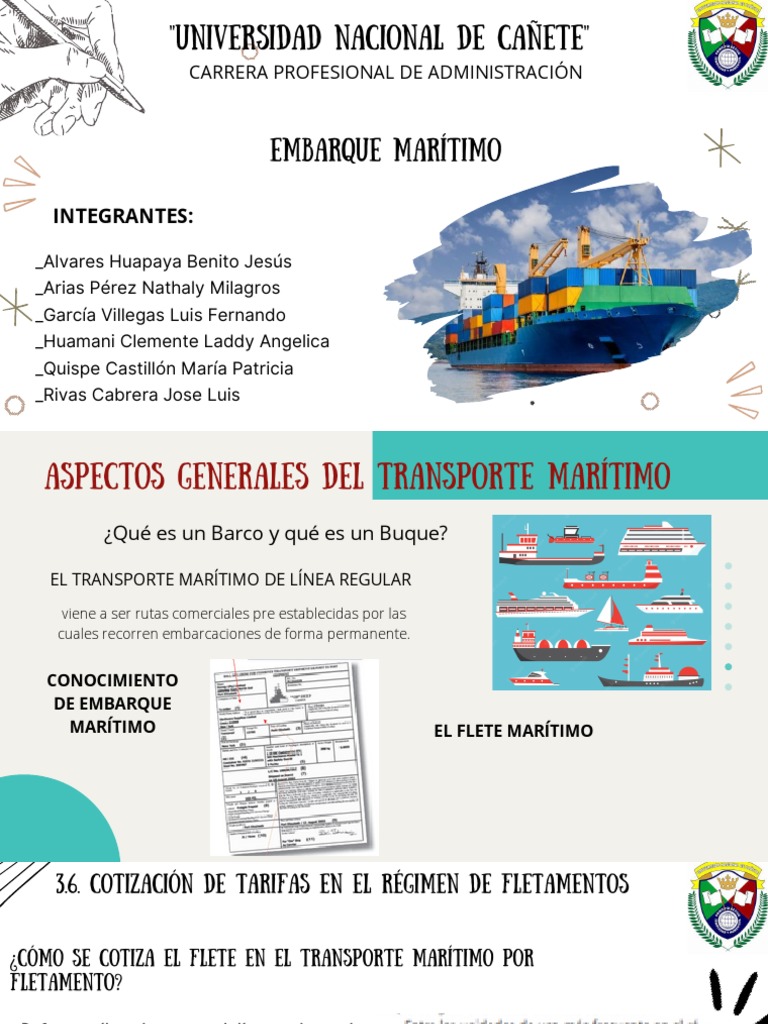 Embarque Marítimo | PDF | Puerto | Economias