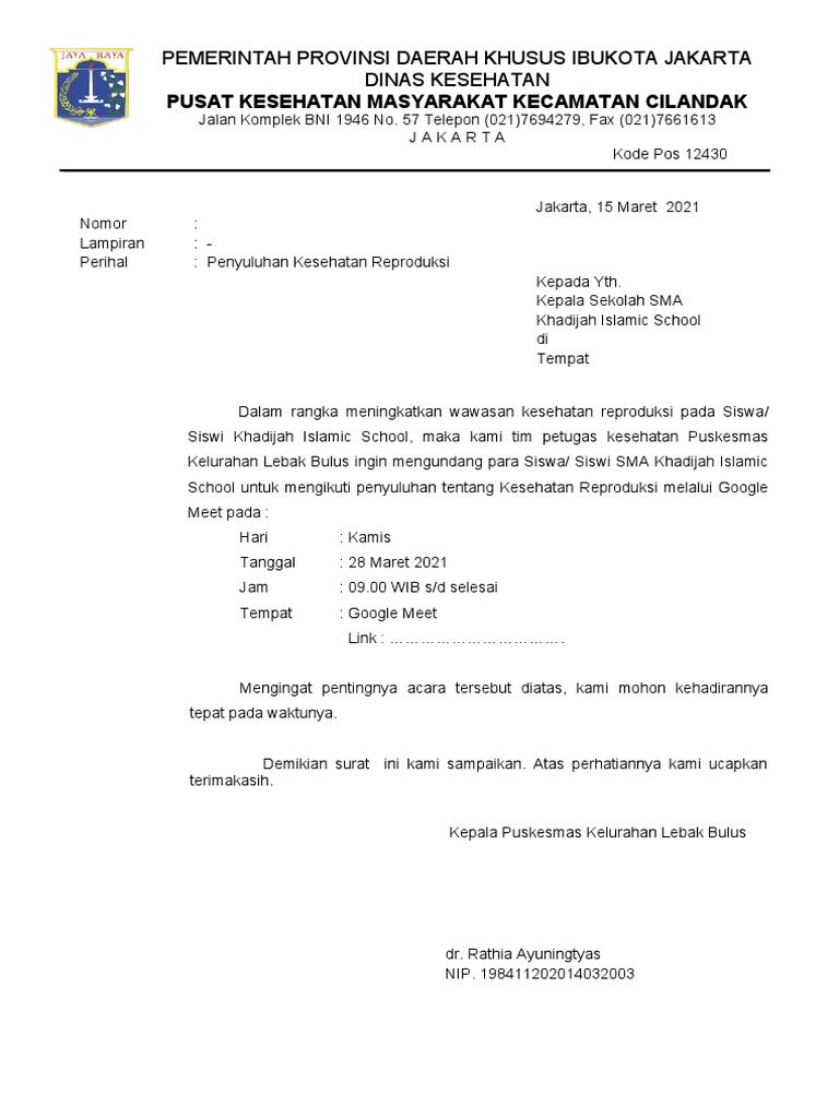 Contoh Undangan | PDF