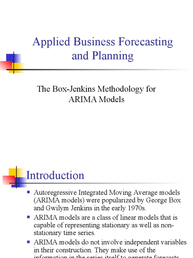 The Box-Jenkins Methodology For RIMA Models | PDF | Autoregressive ...
