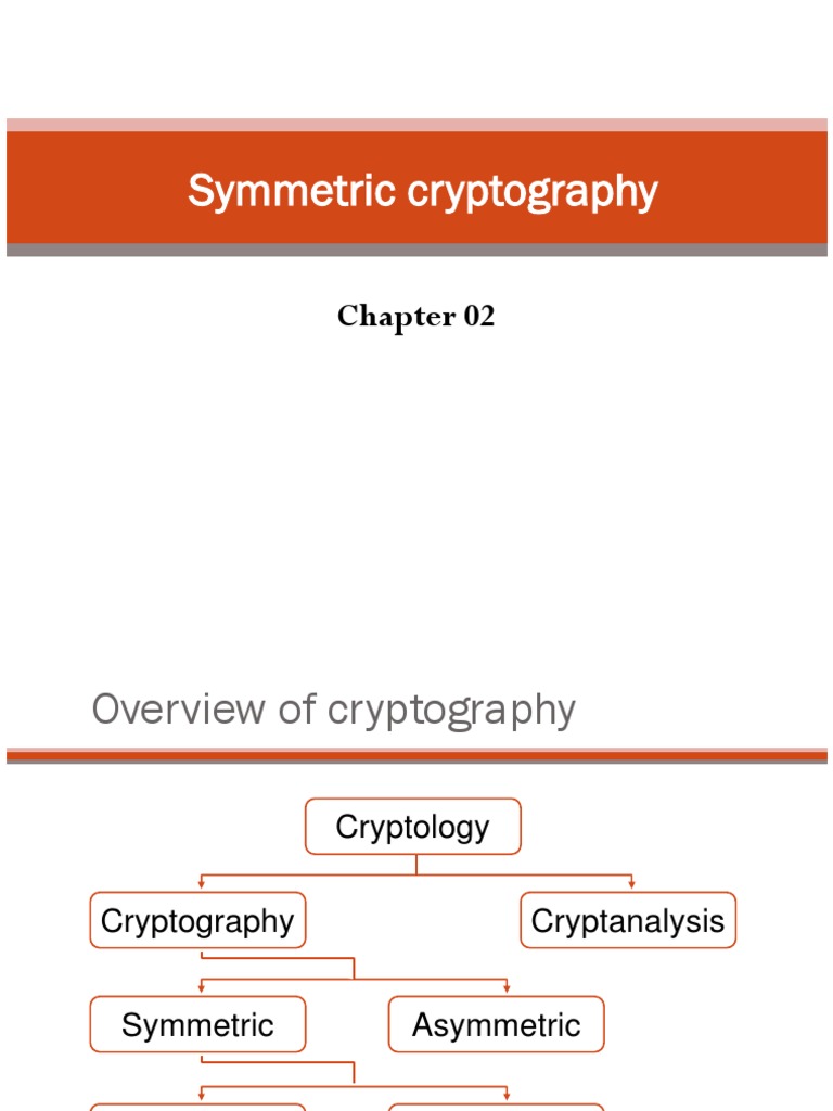 Overview of Symmetric Cryptography | PDF | Cryptography | Cipher