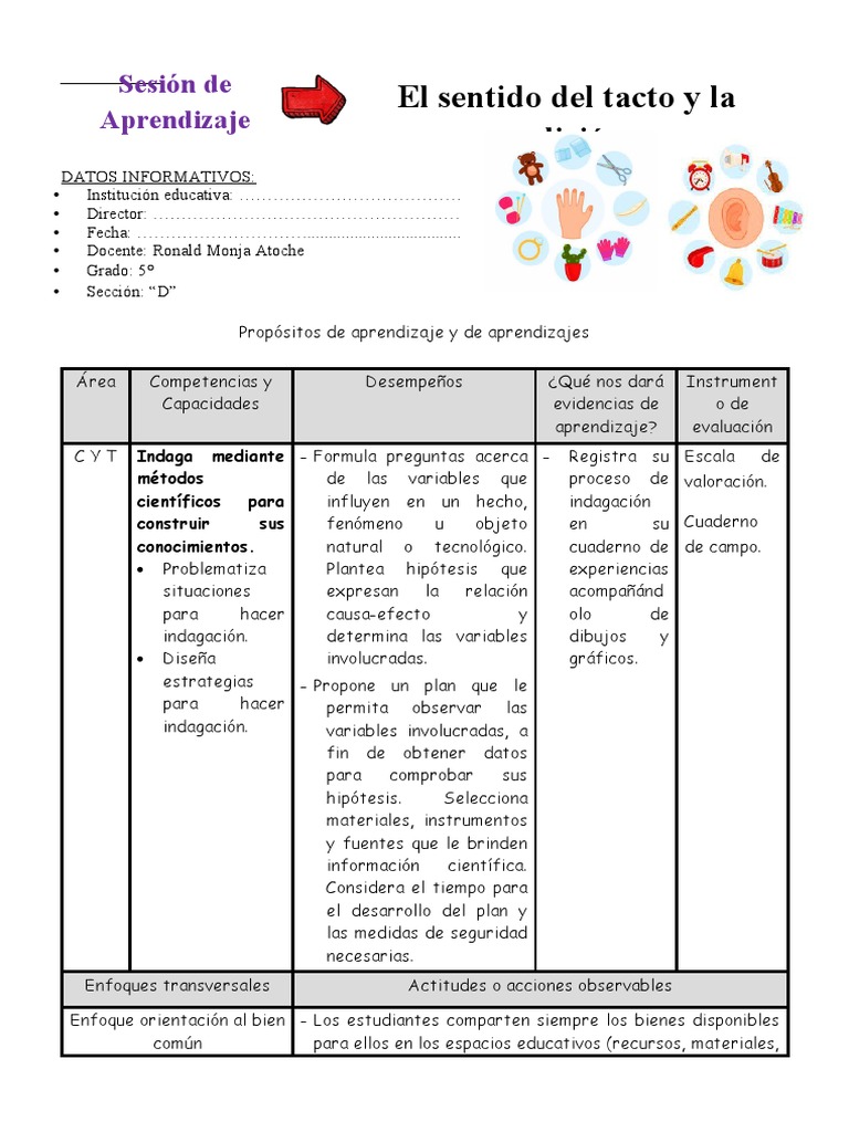 El Sentido Del Tacto y La Audición-Ciencia y Tecnologia | PDF | Oído | Piel