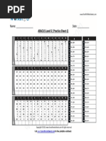 ABACUS Level 1 Practice Sheet 1 | PDF