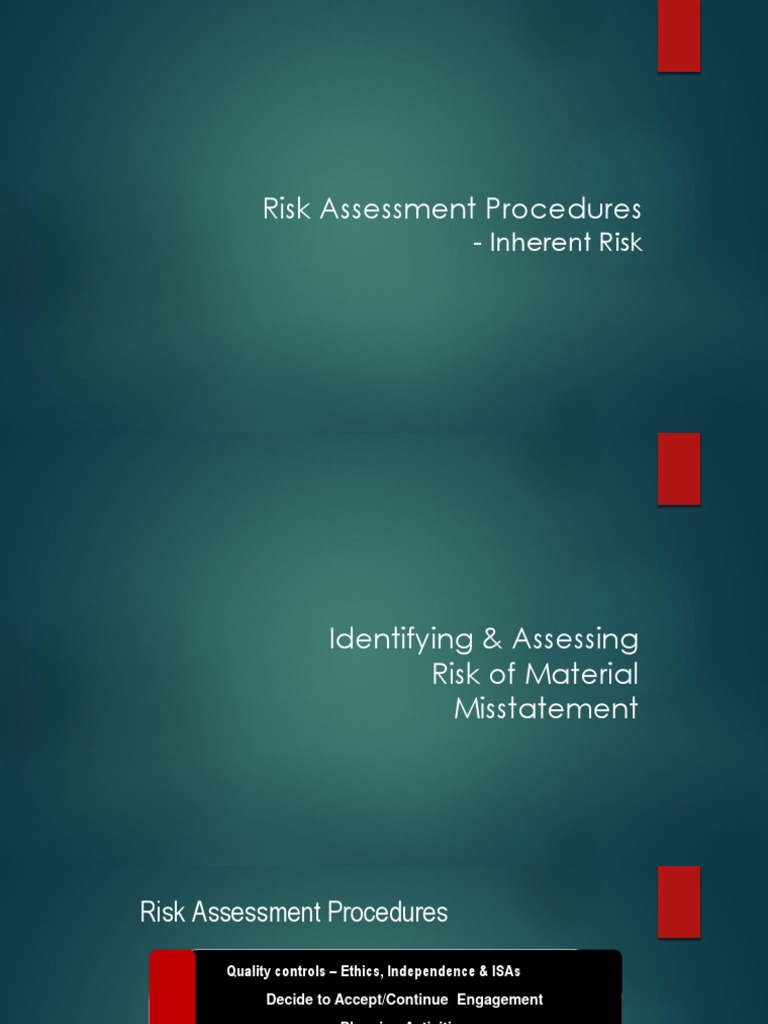 Pertemuan 11. Plan The Audit - Risk Assessment - Inherent Risk (Kuliah ...