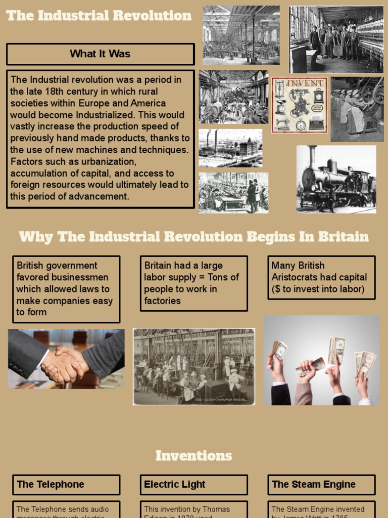 The Industrial Revolution Project | PDF | Industrial Revolution | Engines