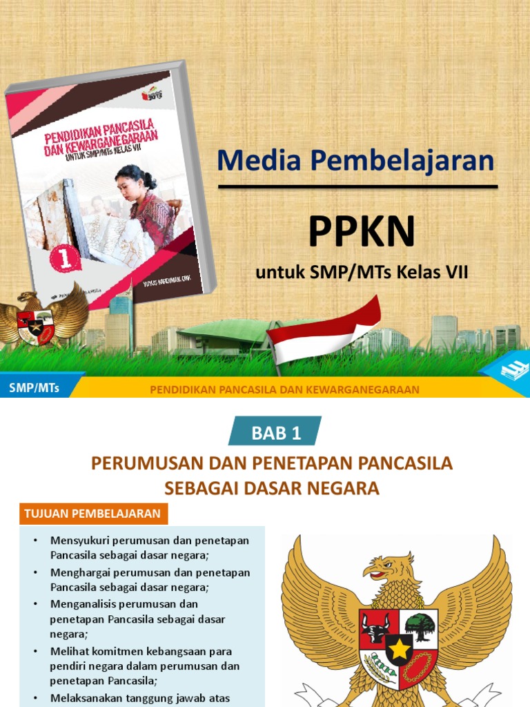 BAB 1 (ERLANGGA) PPKN SMP Kelas VII K13N | PDF