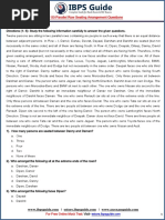 TOP 50 Linear Seating Arrangement Questions | PDF | Social Science