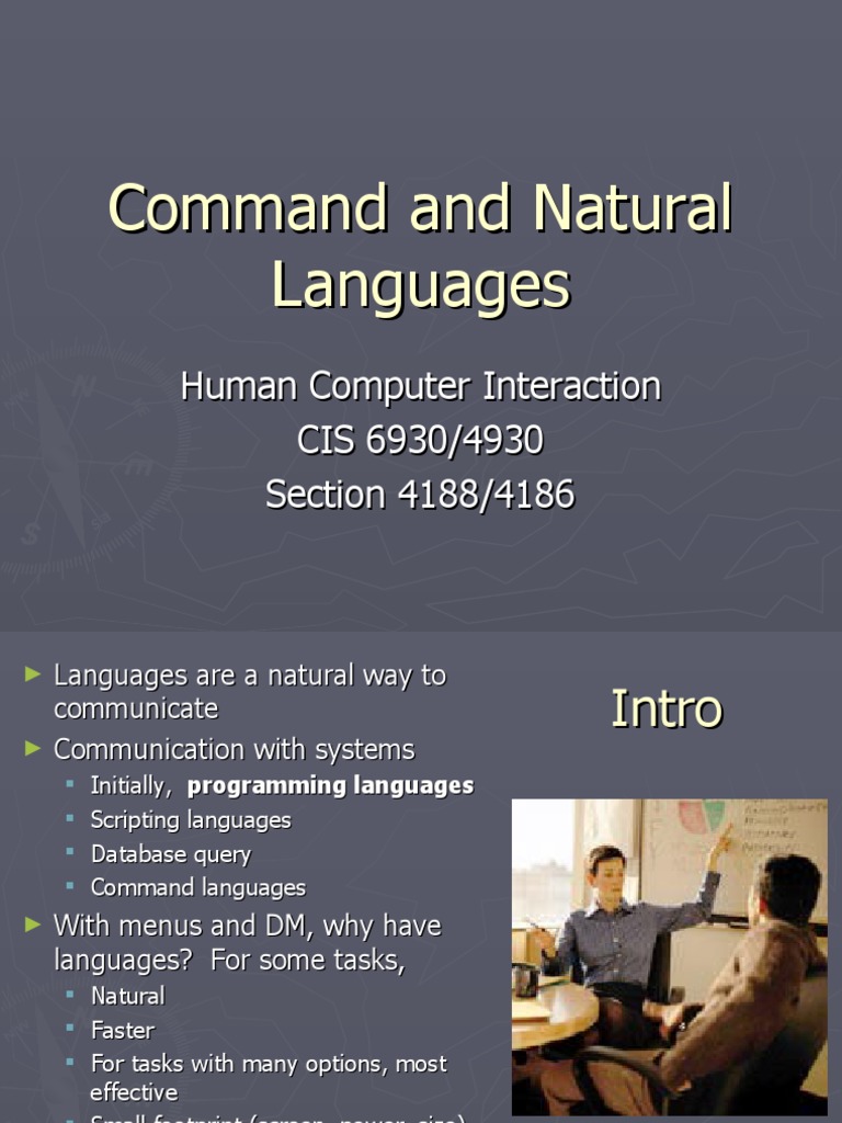 Command and Natural Languages | PDF | Databases | Computer File