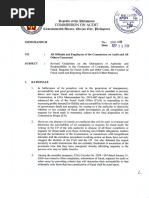 CSC Opinion Onthe DBM Budget Circular No. 563 Dated 22 April 2016 ...