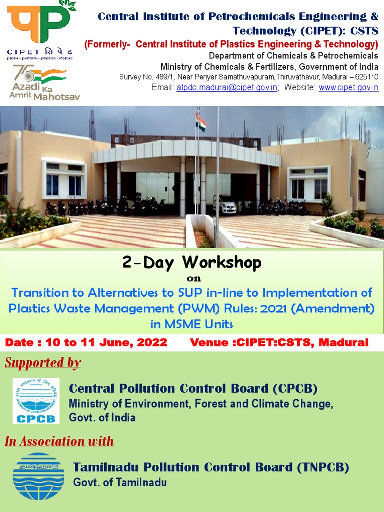 Workshop Brouchure 2022 | PDF | Recycling | Human Resource Management