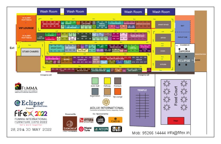 Fifex 2022 Floor Layout | PDF | Furniture | Home