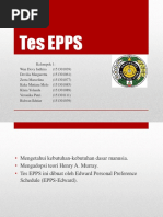 Interpretasi Tes EPPS | PDF | Karier & Perkembangan | Pengembangan Diri