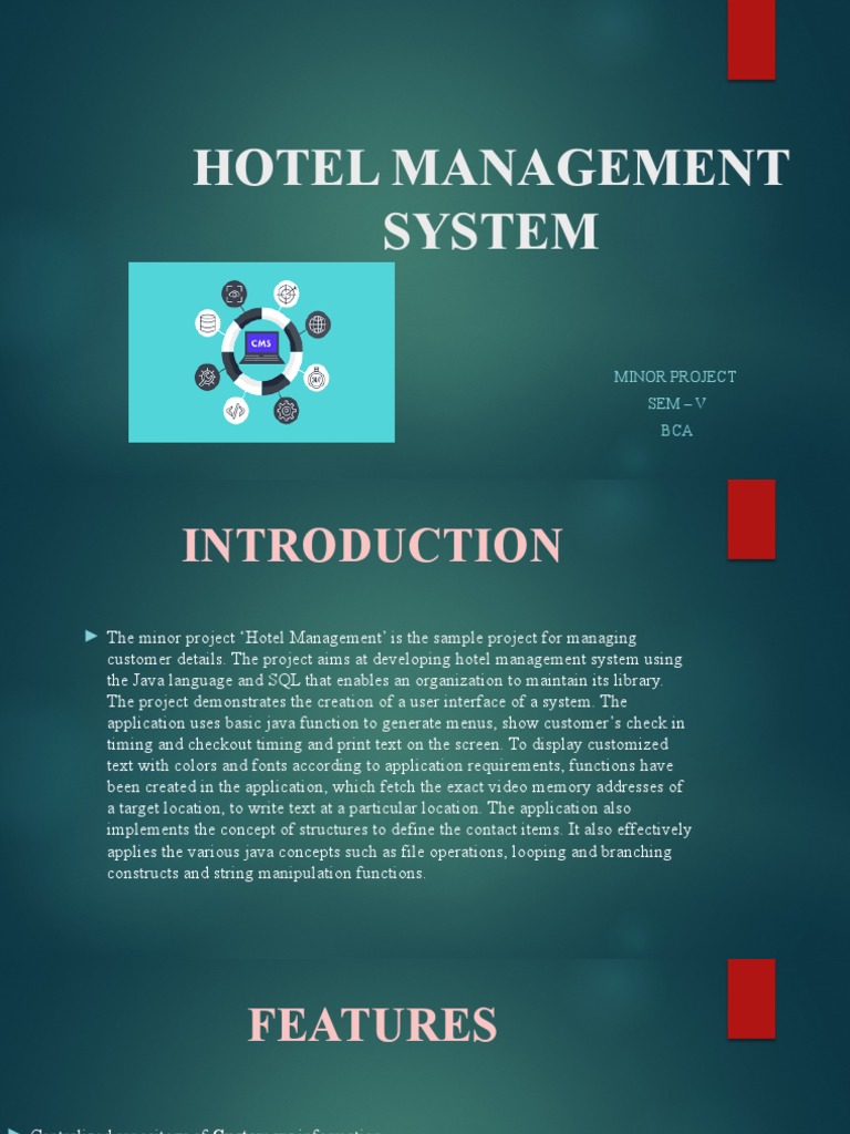 Java-Based Hotel Management System | PDF | Java (Programming Language ...