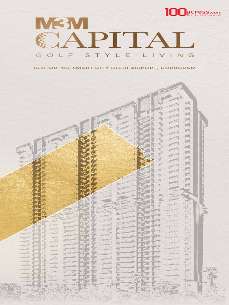 M3M Capital Sector 113 Gurgaon Are Available in 2.5 and 3.5 BHK High ...