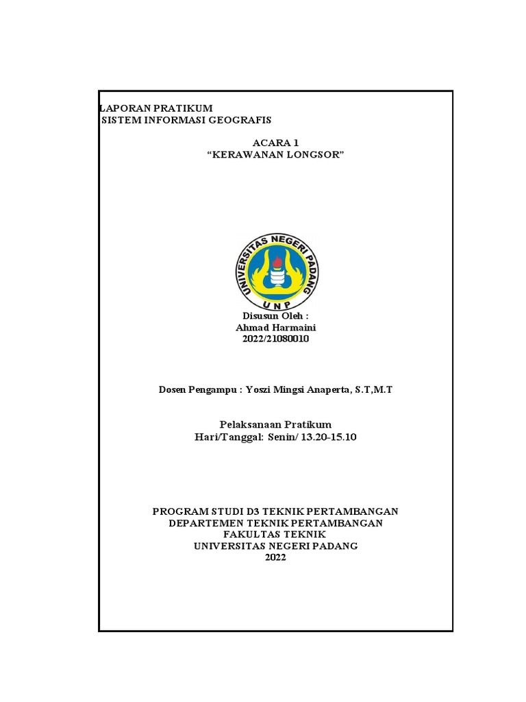 Laporan Akhir Sig | PDF