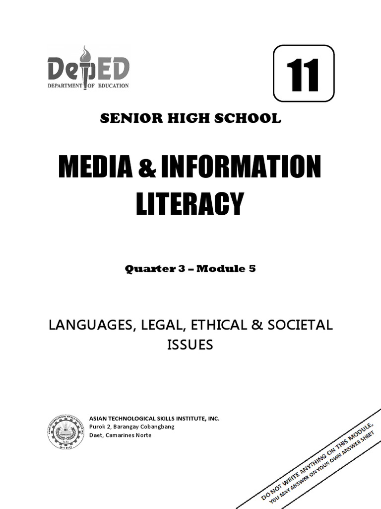 MIL m5 - Media & Info Language | PDF | Intellectual Property | World ...