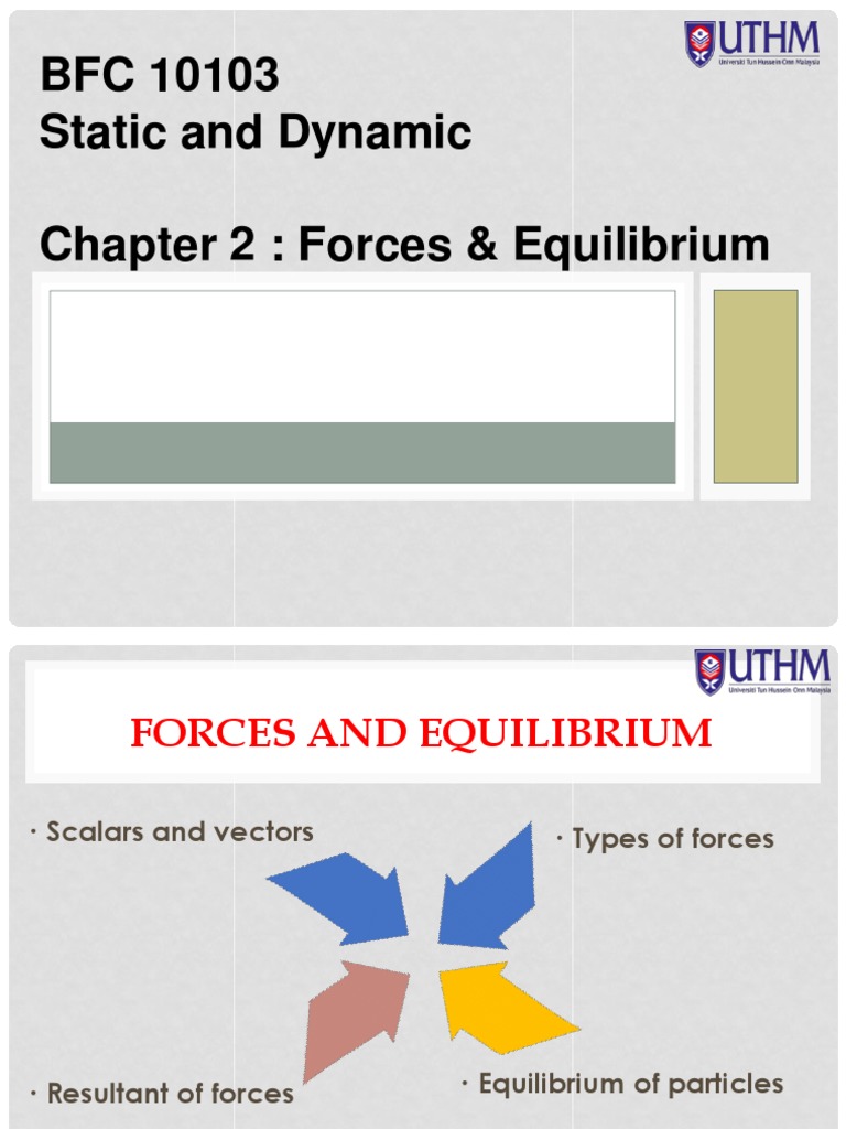 Chapter 2 Forces & Equilibrium | PDF | Euclidean Vector | Force