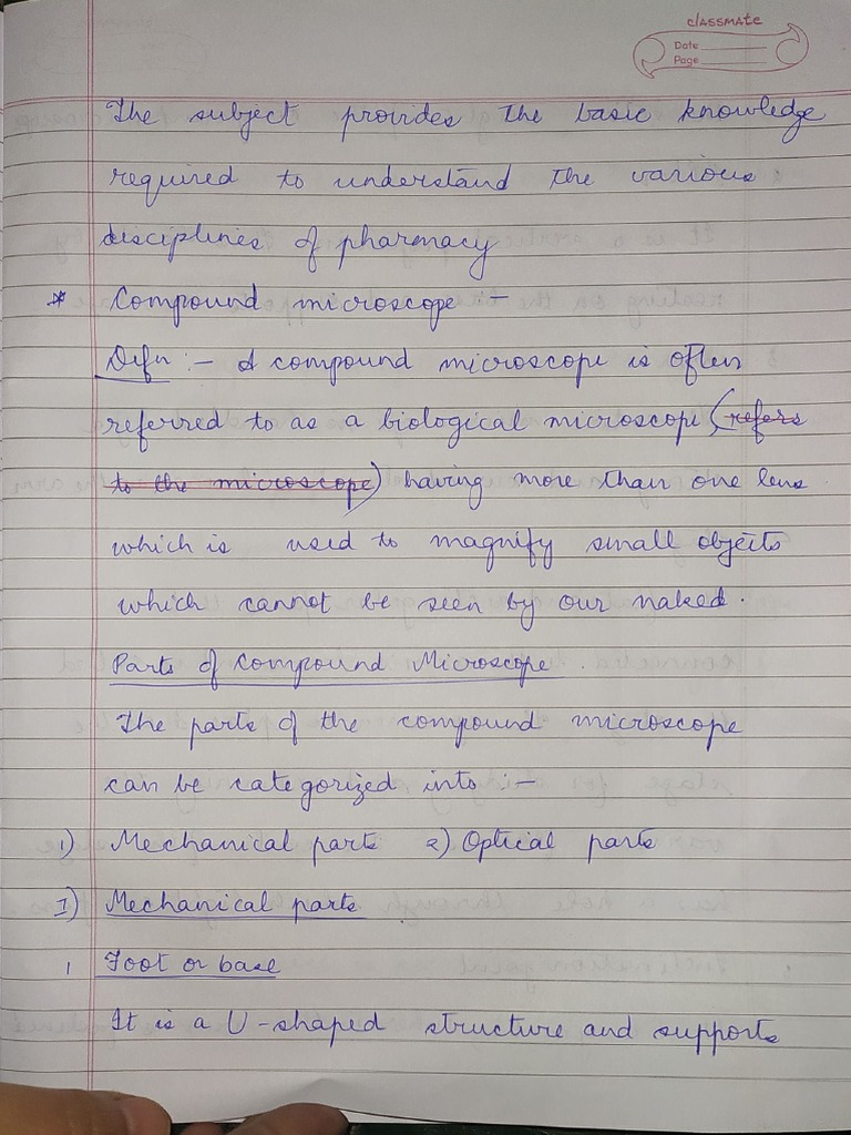 Practical Compound Microscope | PDF