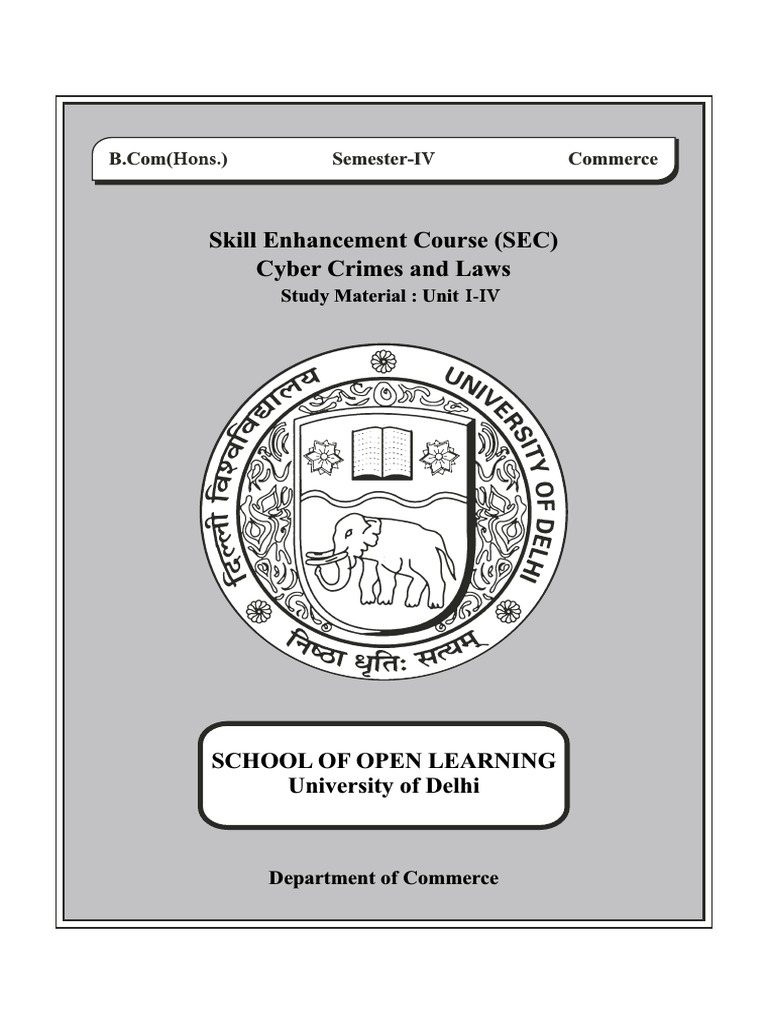 Cyber Crime Notes | PDF | Cybercrime | Defamation