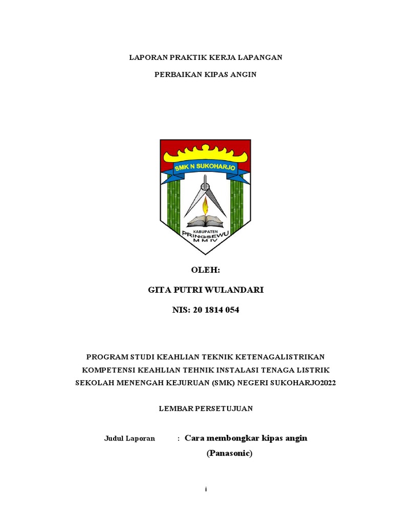 Laporan (Sampul) 1 | PDF