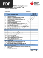 3BLS Adult Skill Testing Checklist 2020 | PDF | Cardiopulmonary ...