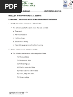 Internshala Summer Training Report On Data Science | PDF | Comma ...